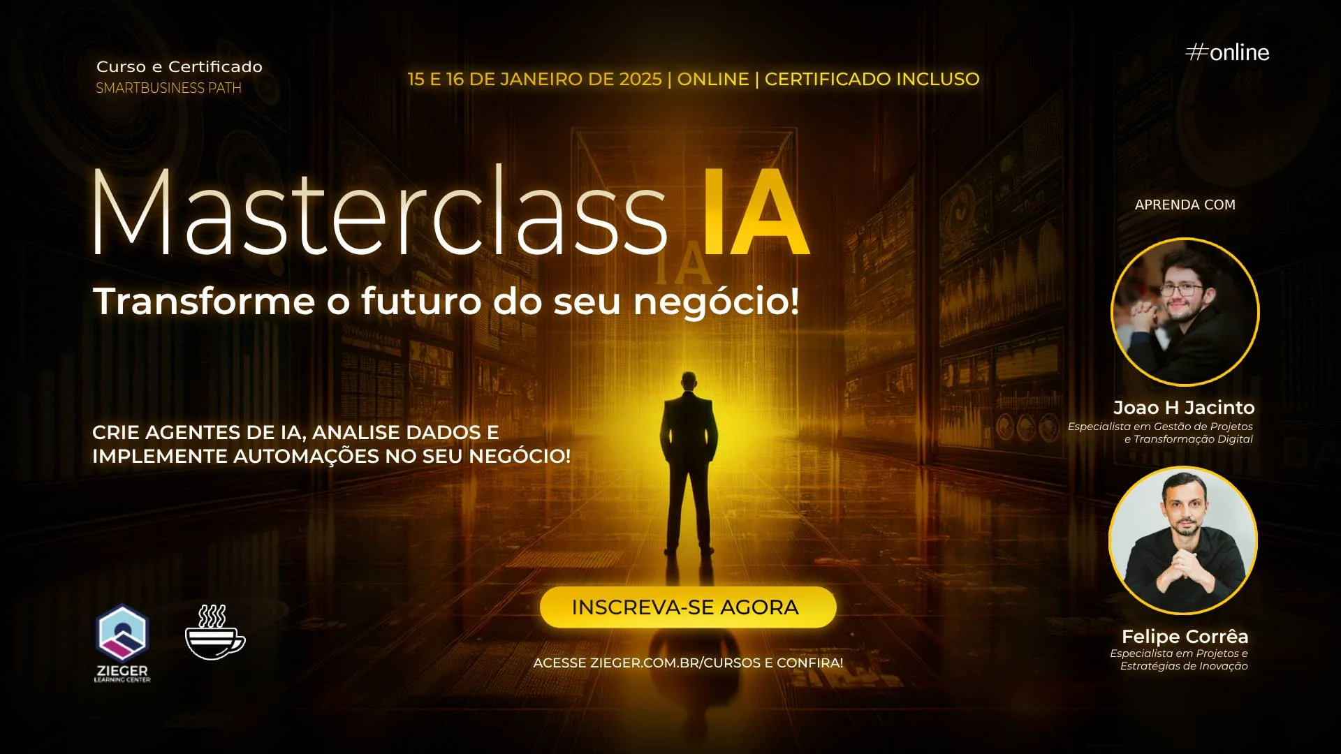 Masterclass IA | Transforme o Futuro do Seu Negócio – ZIEGER